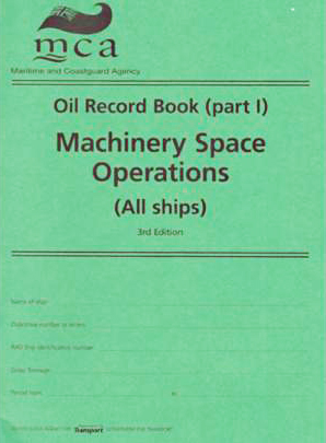 Oil Record Book Part I - GMC Maritime Academy & Training Center
